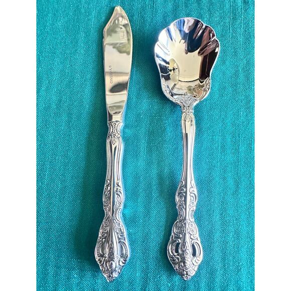 Oneida | Dining | Oneida Michelangelo 81 Stainless Steel Sugar Shell ...